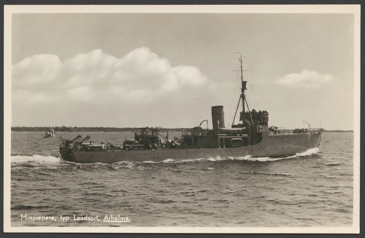 Minsvepare typ Landsort, Arholma - Marinmuseum / DigitaltMuseum