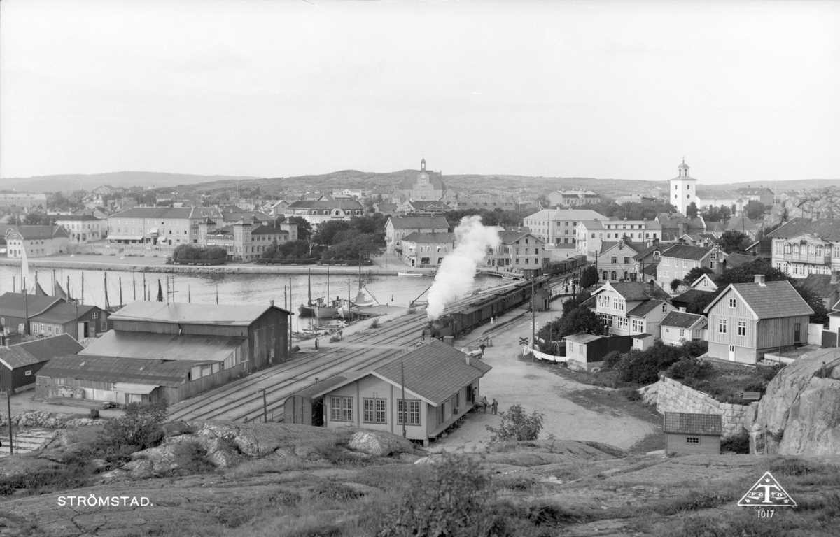 Statens Järnvägar, SJ Sa-lok med tillkopplad tender, samt SJ F1, SJ ...