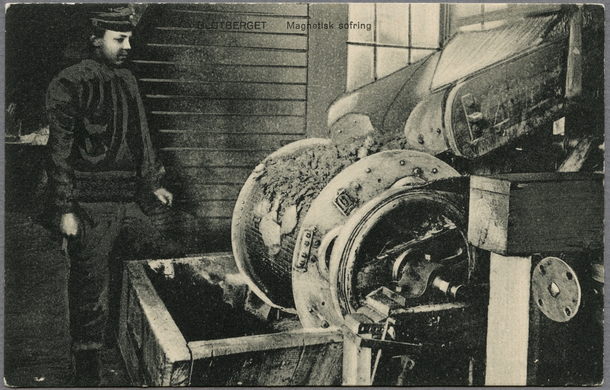 Magnetisk sovring i Blötberget. - Järnvägsmuseet / DigitaltMuseum