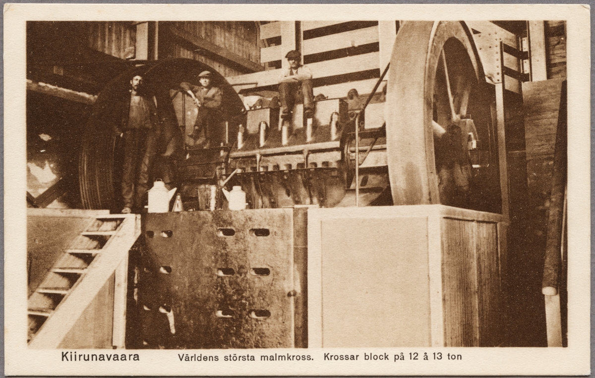 Malmkross i Kirunavaara. - Järnvägsmuseet / DigitaltMuseum