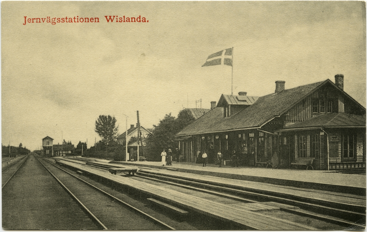 Vislanda station - Järnvägsmuseet / DigitaltMuseum