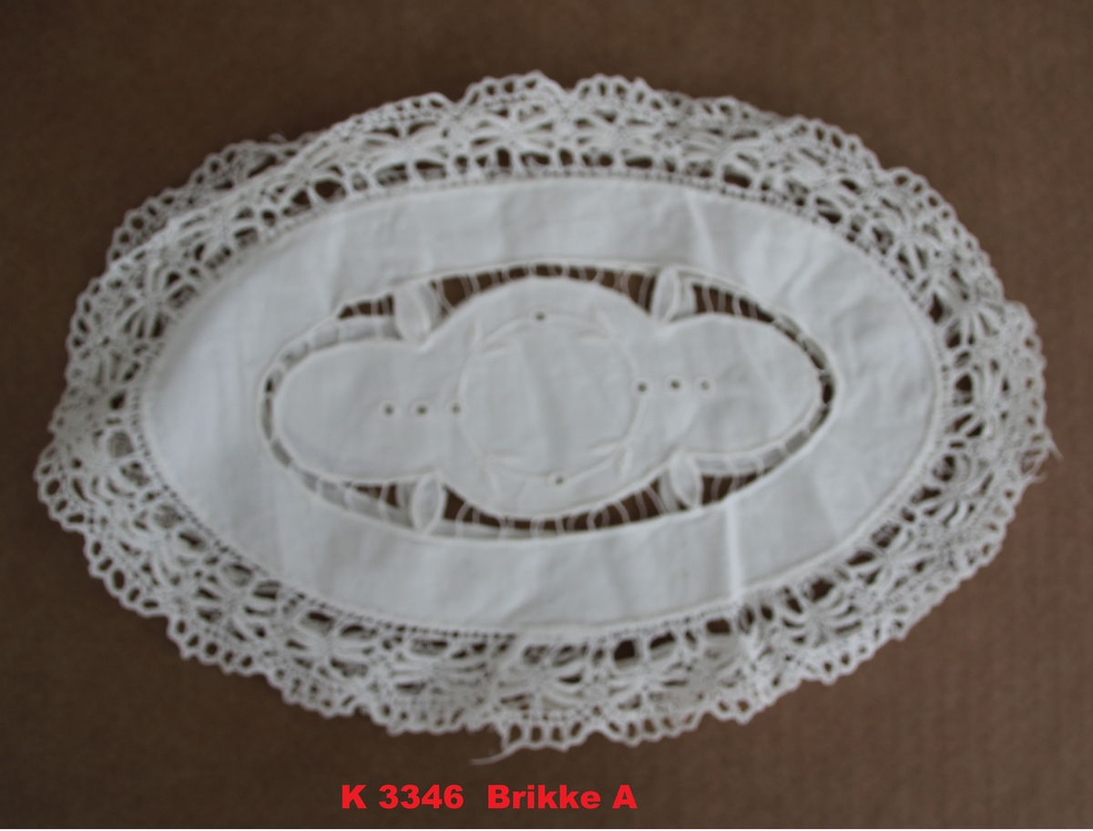 Brikker og broderier - Lillesand by- og sjøfartsmuseum / DigitaltMuseum