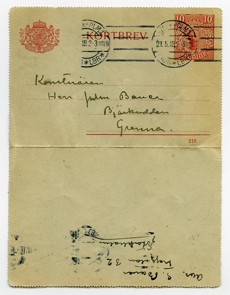 Brev - Jönköpings läns museum / DigitaltMuseum