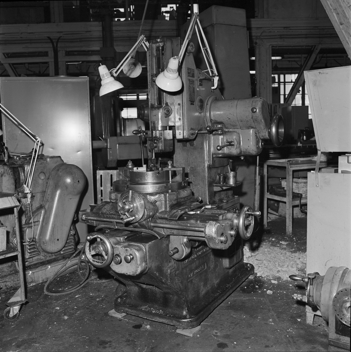 Maskiner i maskin verkstan 1 o 2 - Marinmuseum / DigitaltMuseum