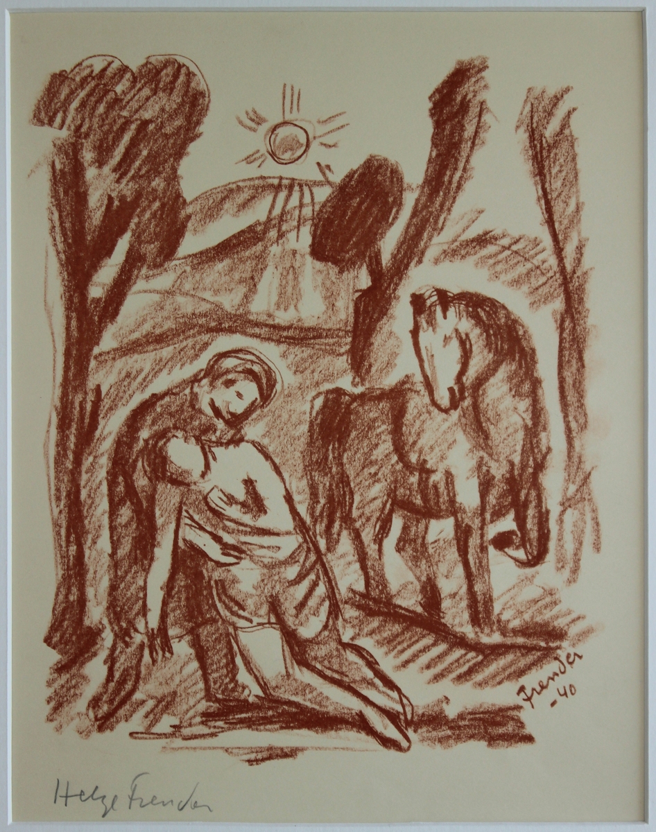 Den barmhärtige samariten [Grafik] - Värmlands Museum / DigitaltMuseum