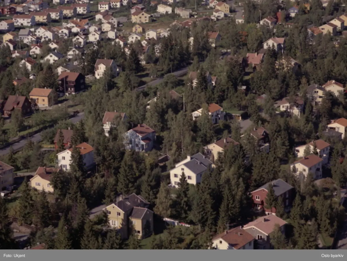 Røa (Flyfoto) - Oslo byarkiv / DigitaltMuseum