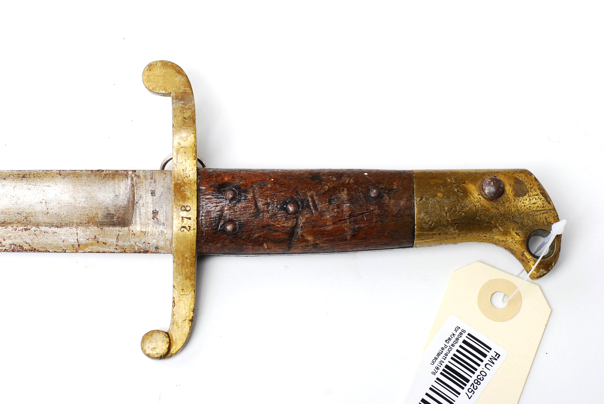 Sabelbajonett M1876 for Krag Petersson - Forsvarets museer / DigitaltMuseum