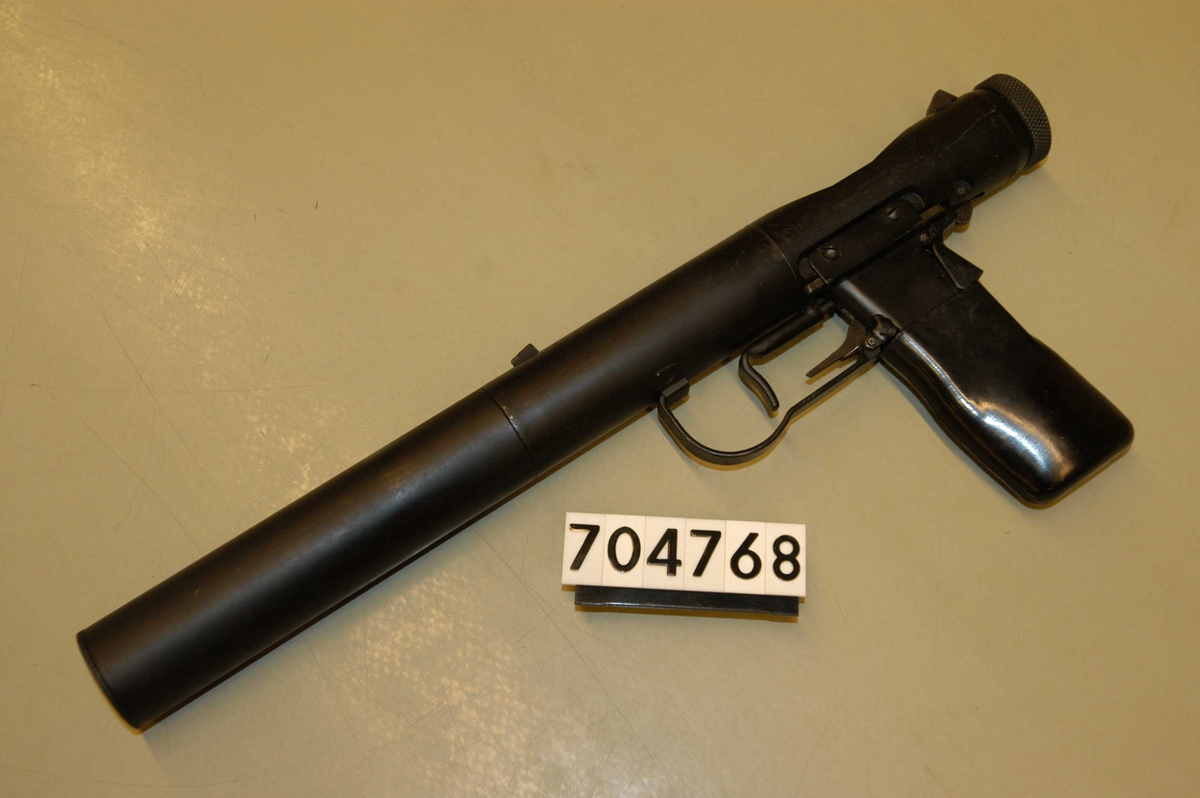 Pistol 9mm Welrod MkI - Forsvarets museer / DigitaltMuseum
