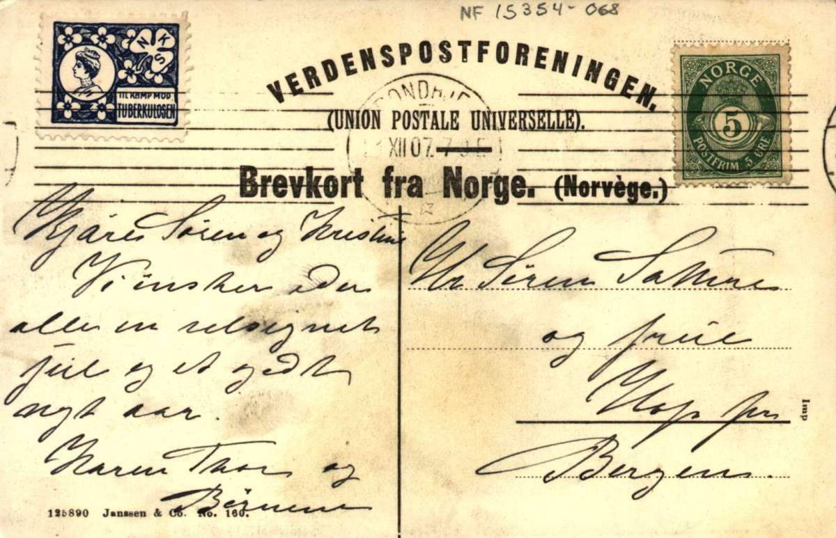 Postkort - Norsk Folkemuseum / DigitaltMuseum