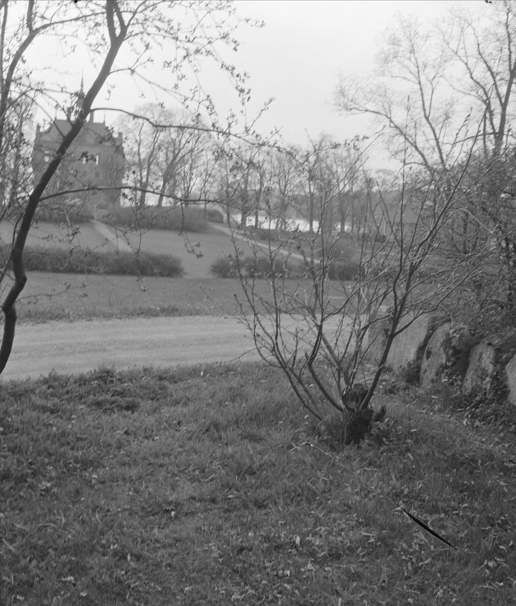 Wiks slott och slottspark, Vik, Balingsta socken, Uppland maj 1965 ...