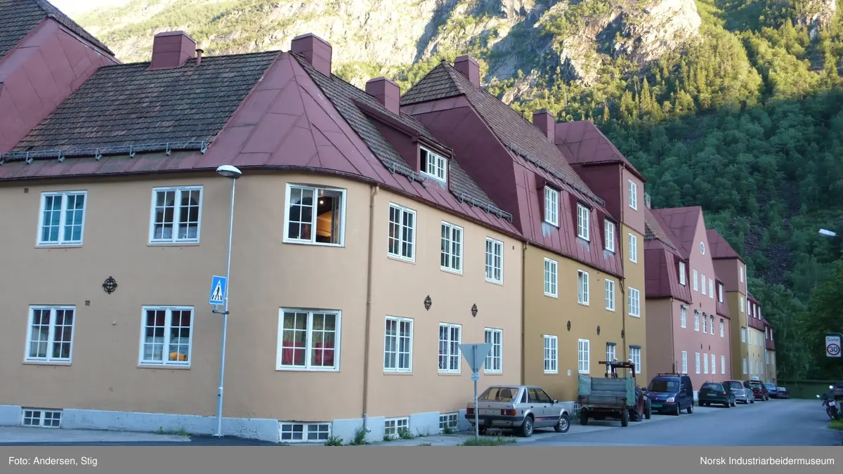 Murbebyggelsen Sing Sing, fasader mot Øystein Hansens gate. - Norsk ...