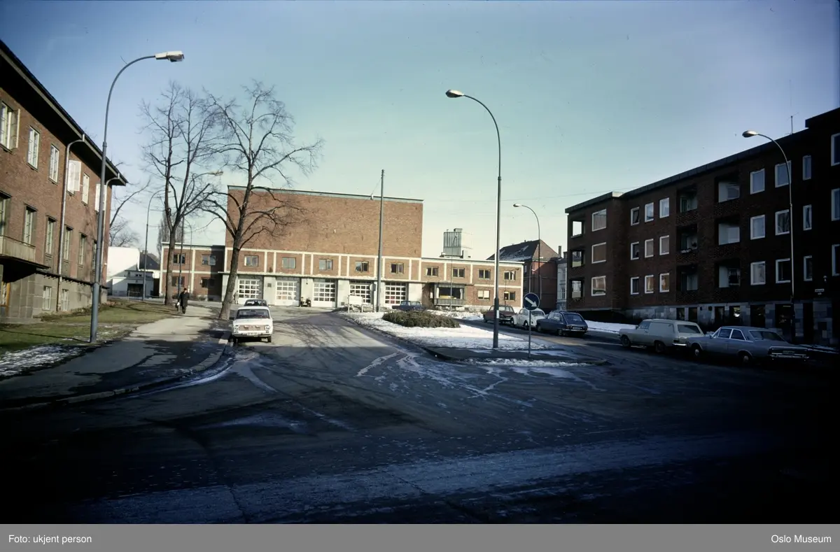 Briskeby brannstasjon. - Oslo Museum / DigitaltMuseum