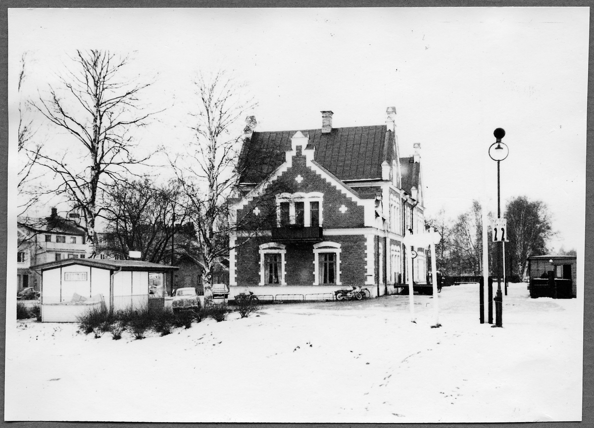 Vansbro station. - Järnvägsmuseet / DigitaltMuseum