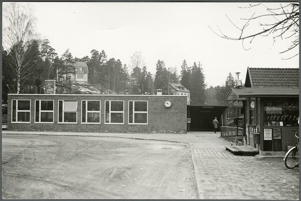 Stuvsta stationshus under åren 1958 - 1980. - Järnvägsmuseet ...