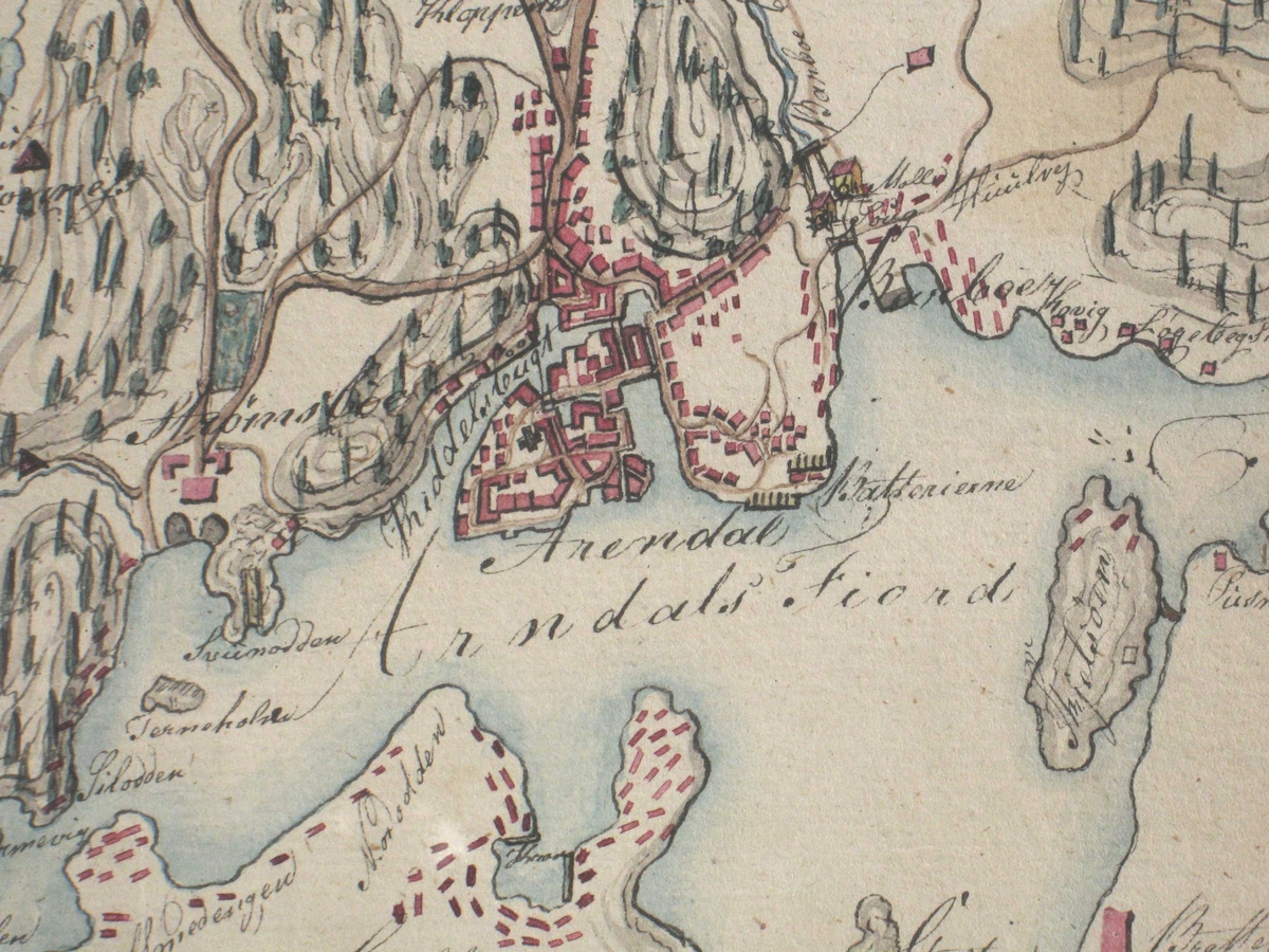 Kart - Aust-Agder museum og arkiv – KUBEN / DigitaltMuseum