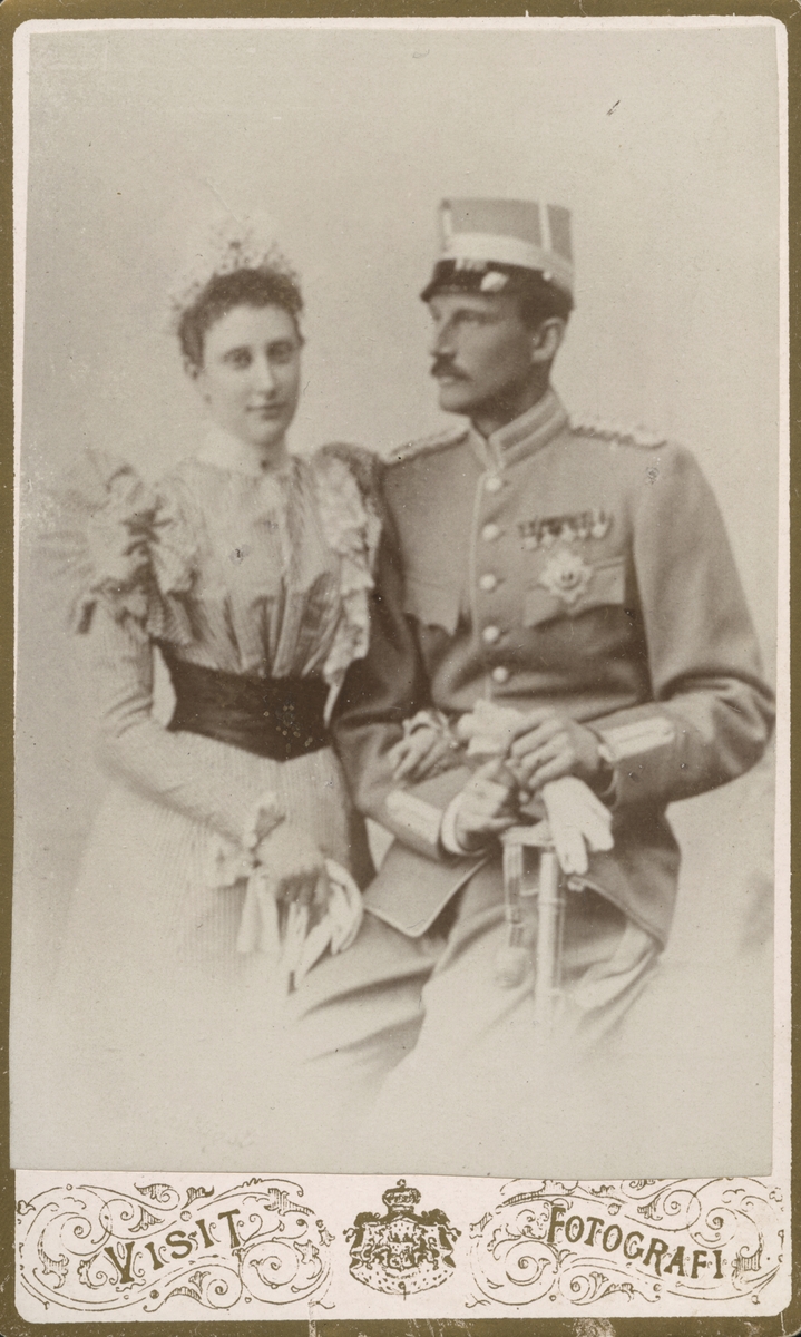 Prins Carl och prinsessan Ingeborg. - Länsmuseet Gävleborg / DigitaltMuseum