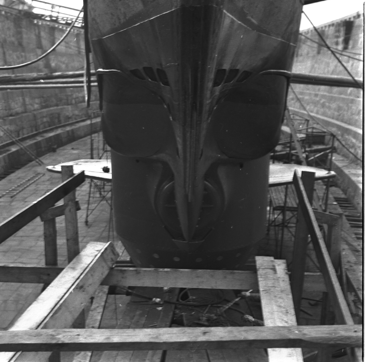 Tumlaren Ubåten Tumlaren, teledetalj av botten - Marinmuseum ...