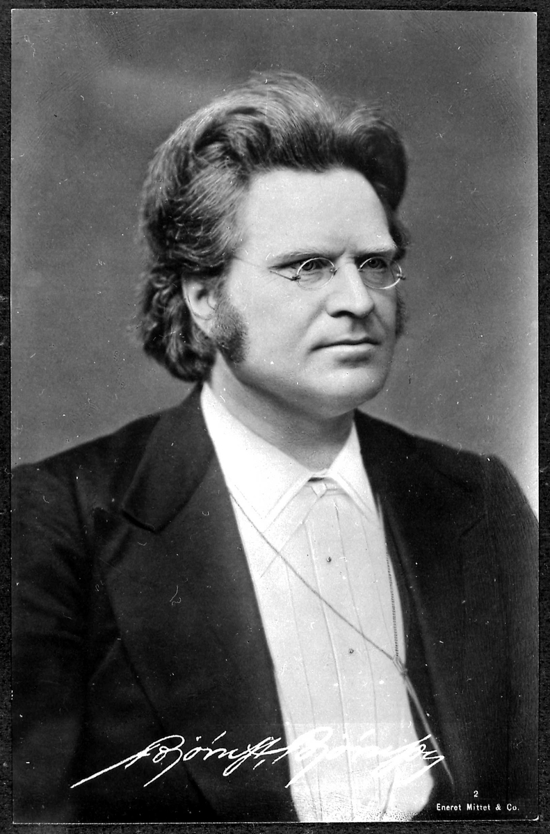 Bjørnstjerne Bjørnson, signatur - Aulestad, Bjørnstjerne Bjørnsons hjem ...