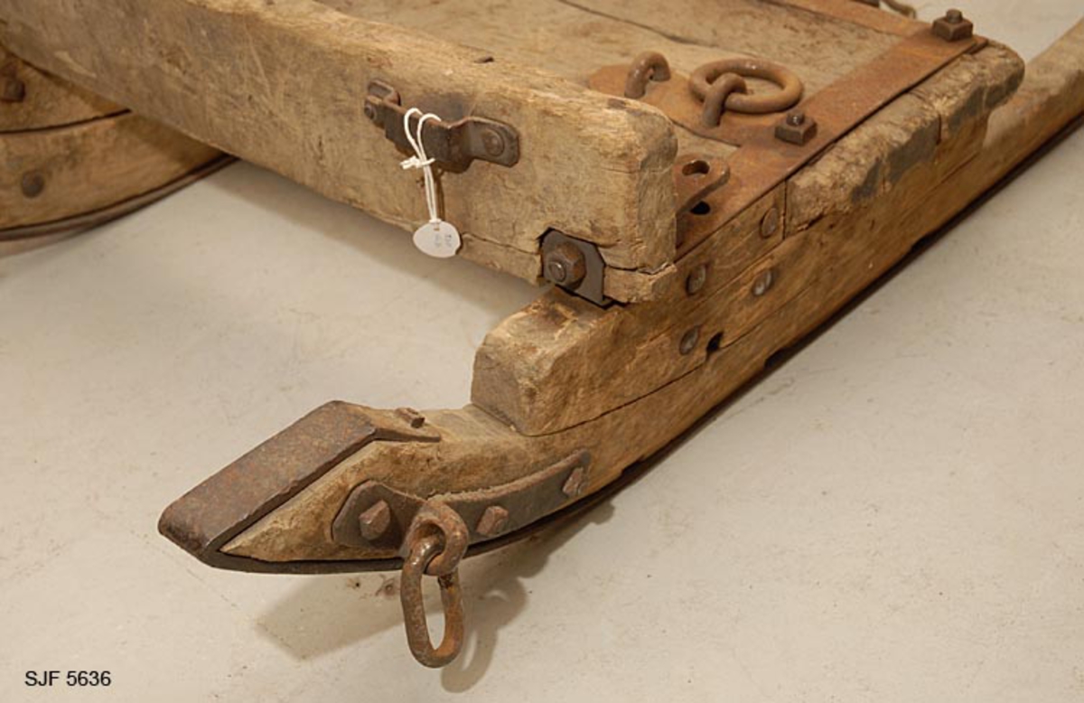 Slede - Anno Norsk skogmuseum / DigitaltMuseum