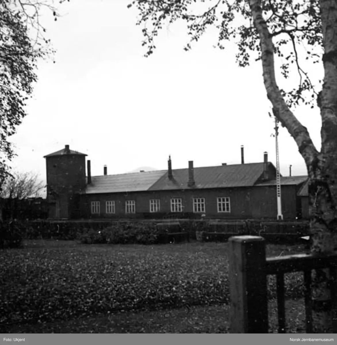 Tynset stasjon : lokomotivstallen - Norsk Jernbanemuseum / DigitaltMuseum