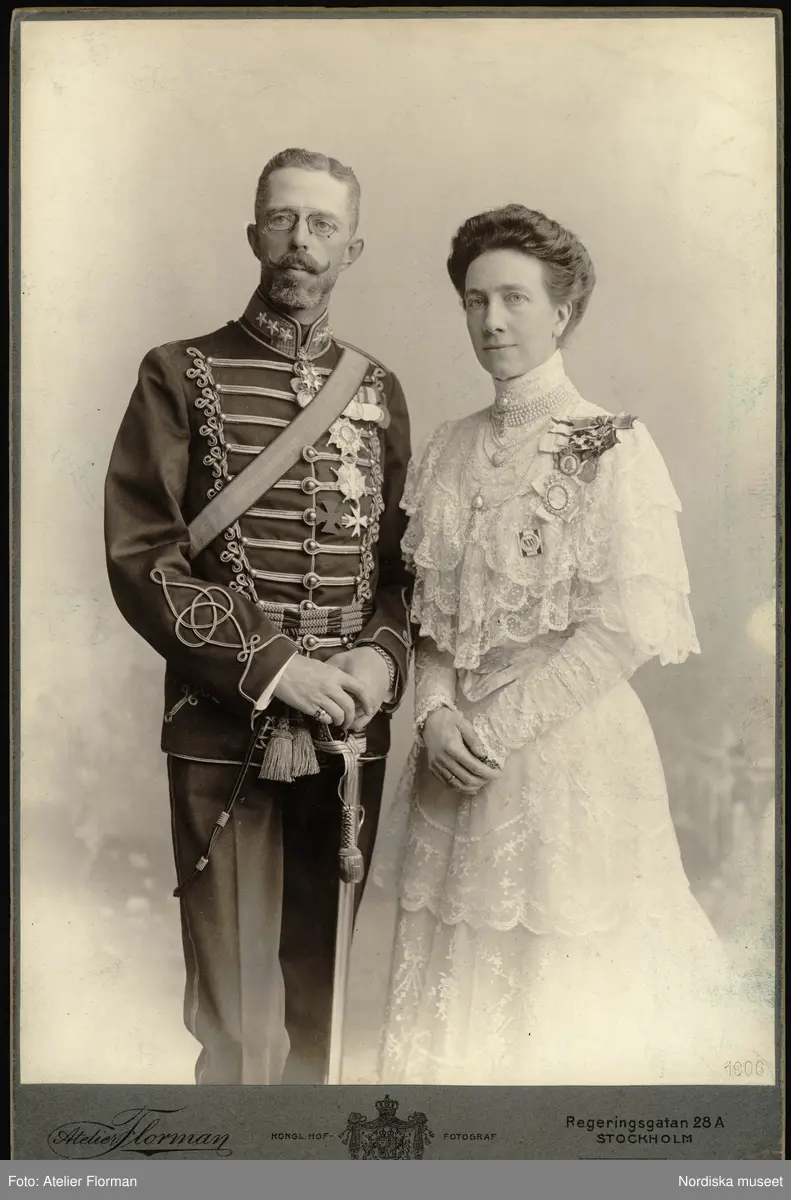 Gustav V och Victoria. - Nordiska museet / DigitaltMuseum