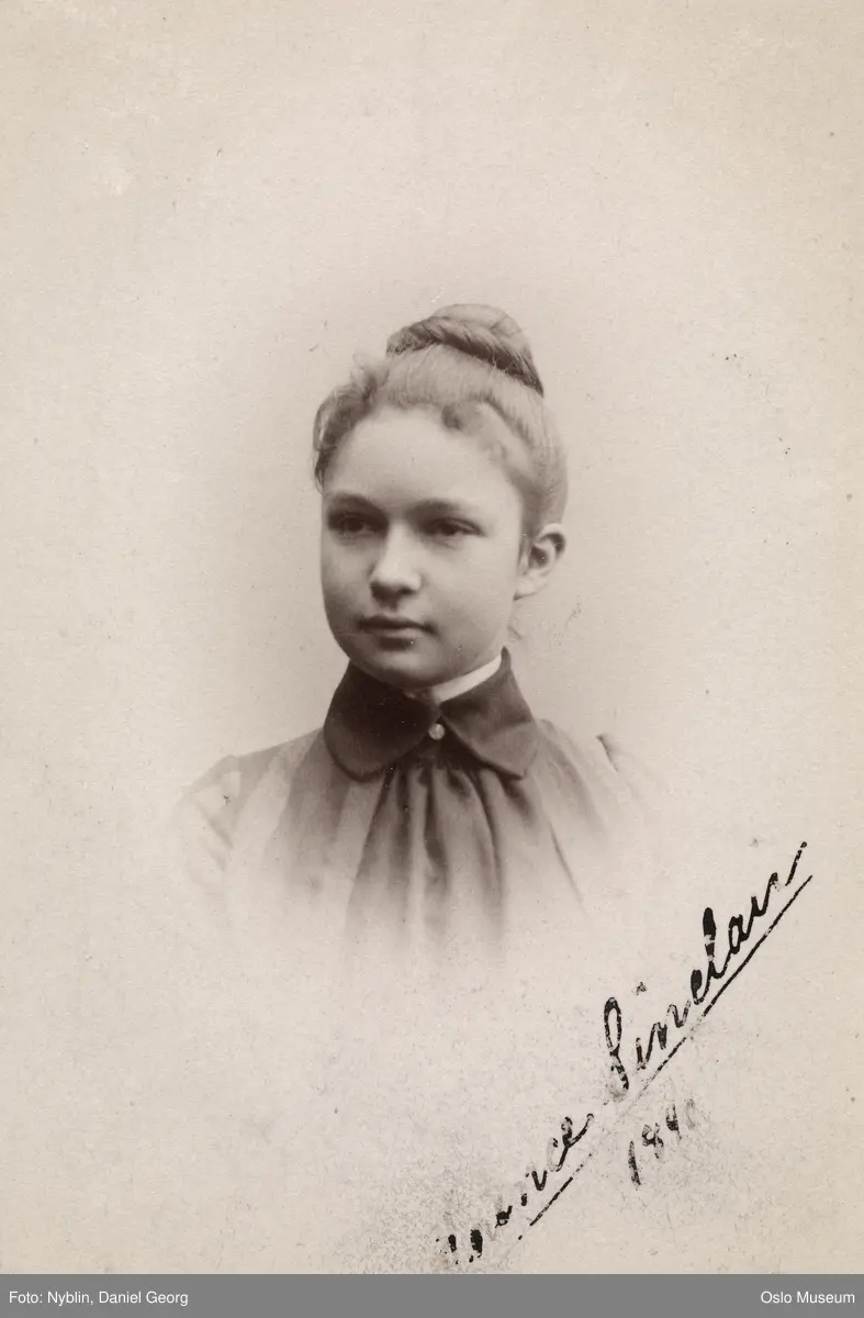 Florence Sinclair. - Oslo Museum / DigitaltMuseum