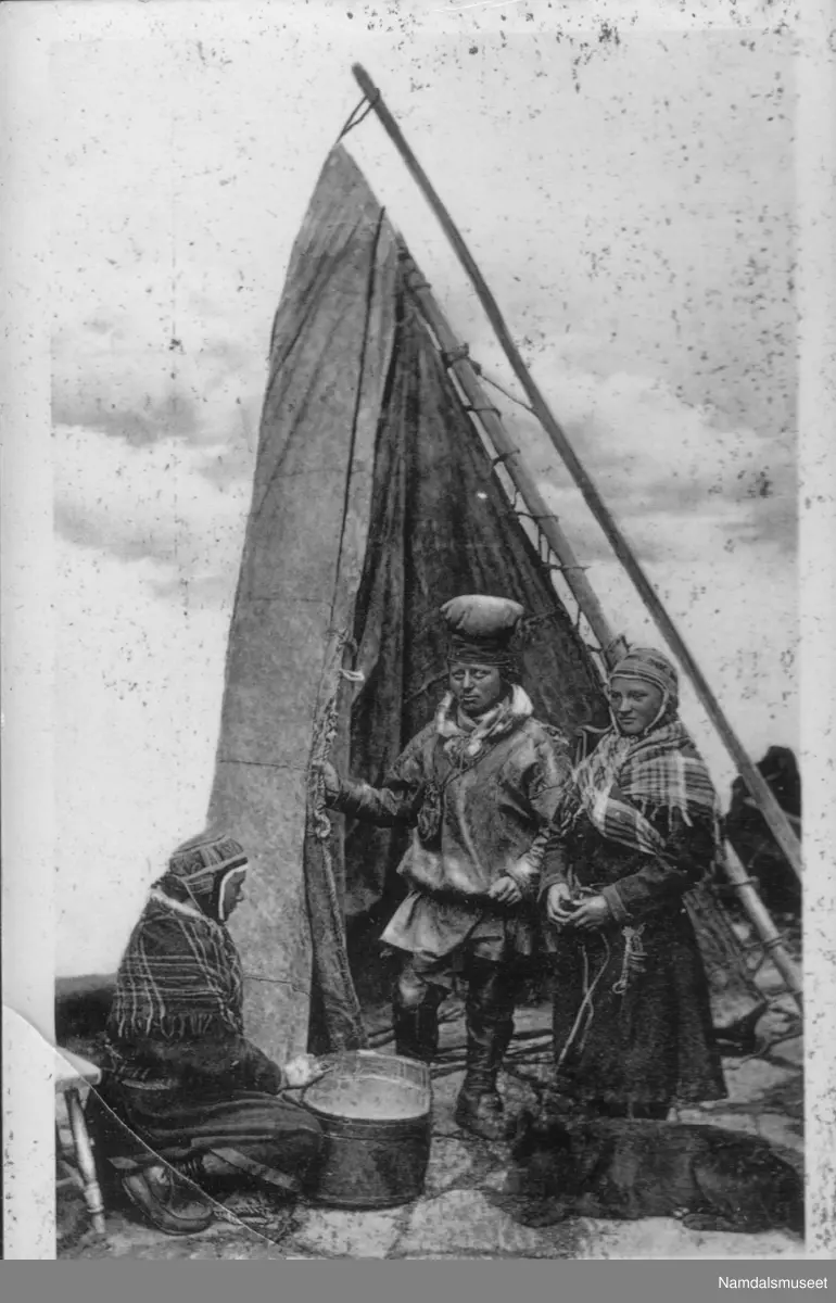 Postkort. Finnmarken. - Namdalsmuseet / DigitaltMuseum