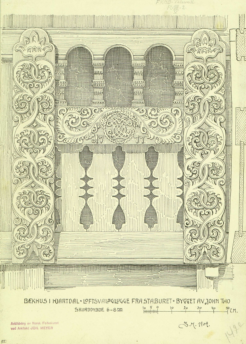Tegning - Norsk Folkemuseum / DigitaltMuseum